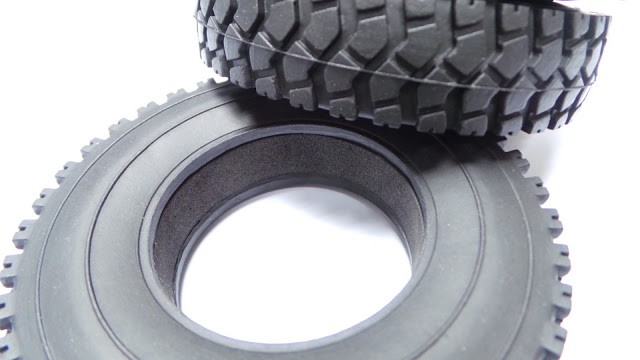 1.7" Runner 1/14 Semi Truck Tires 84mm w/Foam inserts(1) - Rigidrc Shop