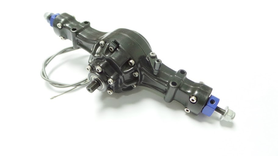 Rear Axle w/differential lock for Tamiya 1/14 Truck - Rigidrc Shop