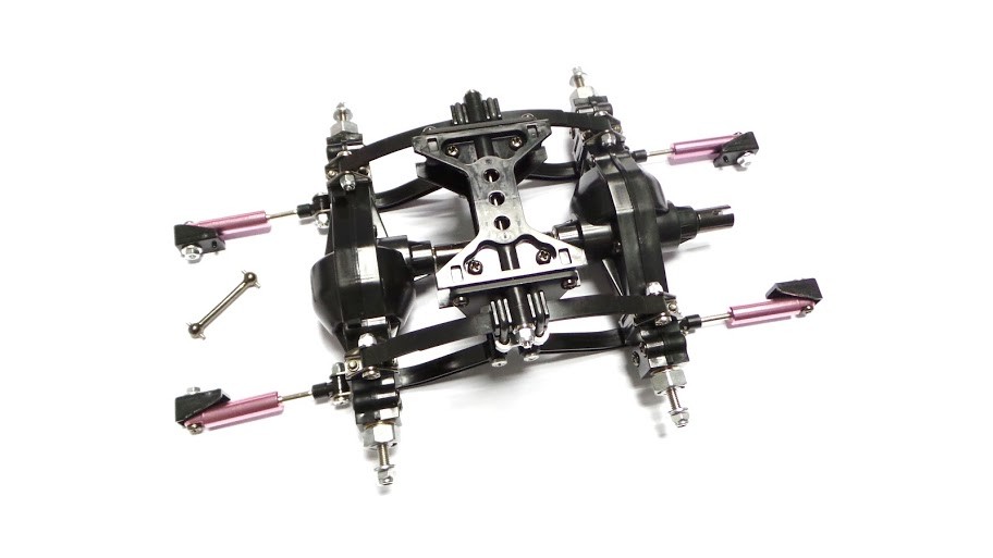 Tamiya Rear Axle with Suspension Set - Rigidrc Shop