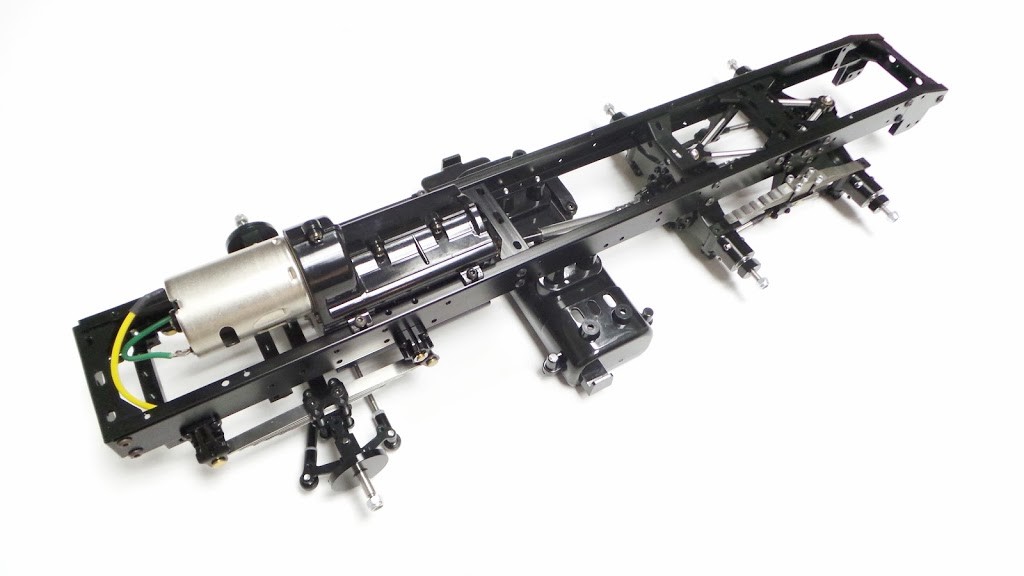 Optimized Tamiya 3-axle chassis 6x4 for Tamiya 1/14 Truck Scania & MAN ...