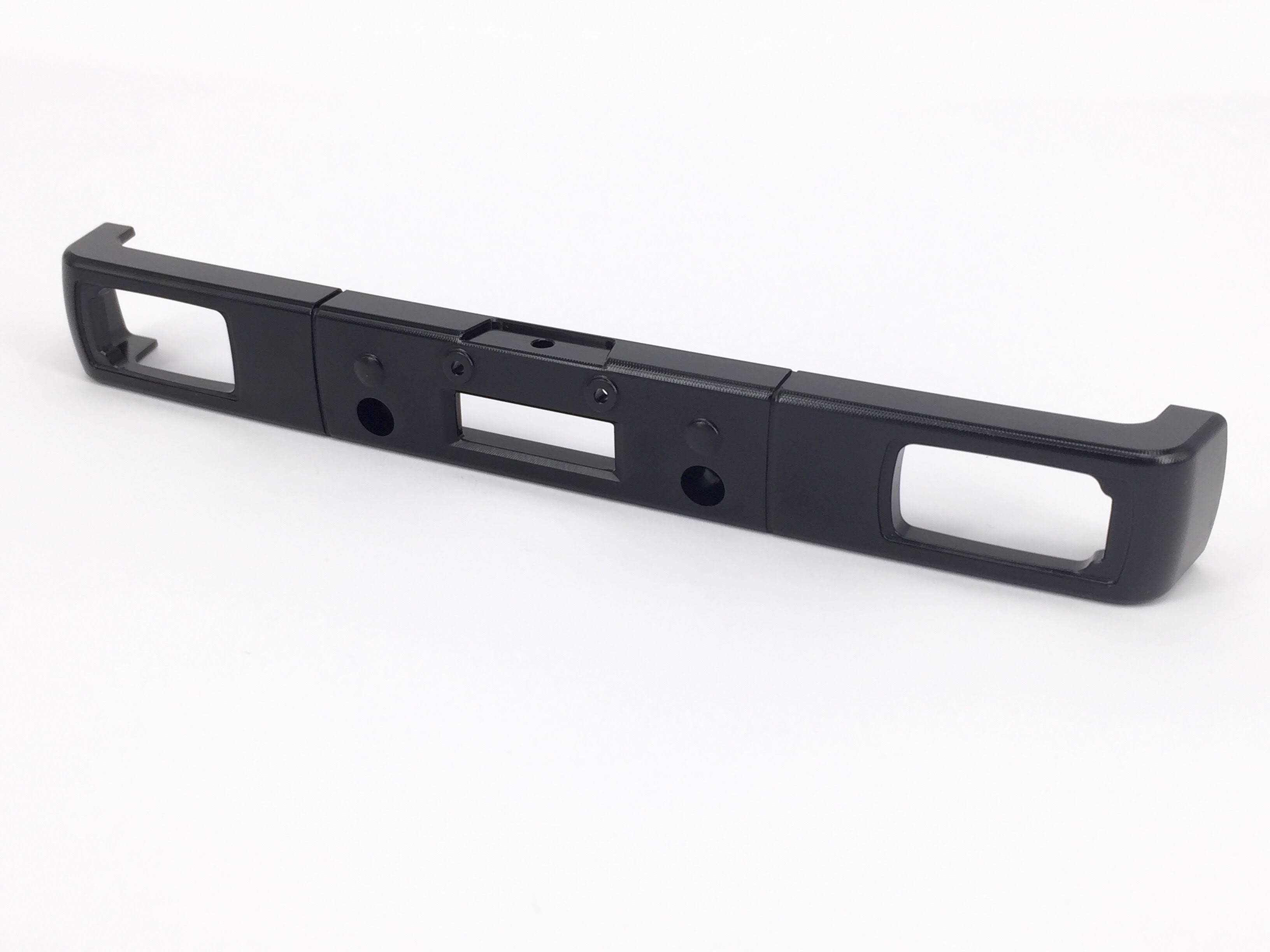 CNC Aluminum Front Bumper for 1/14 Tamiya Benz 1838/1850L Black ...