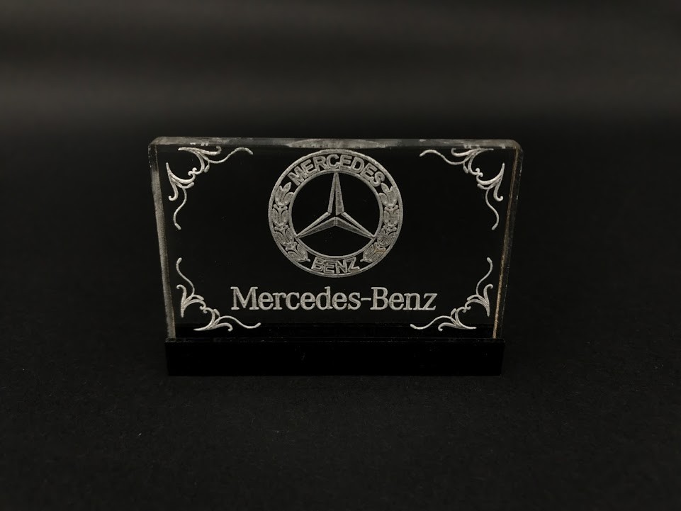 Interior Logo Board V2 for Tamiya 1/14 Mercedes-Benz - Rigidrc Shop