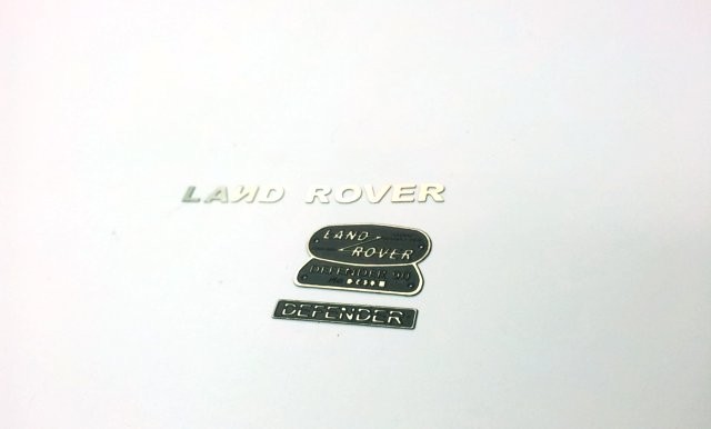 Detailed Metal Logo for Land Rover D90 - Rigidrc Shop