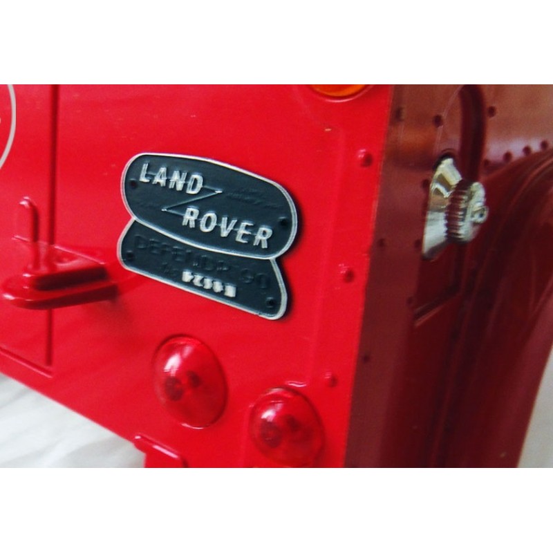 Detailed Metal Logo for Land Rover D90 - Rigidrc Shop