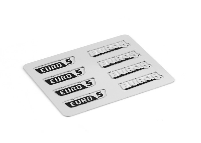 Metal EURO5 Decal Set for Tamiya Truck - Rigidrc Shop