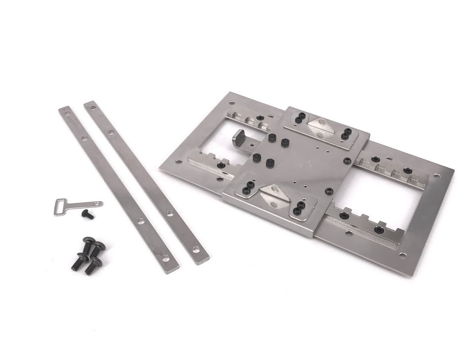 Stainless Steel Adjustable Fifth Wheel Plate for Tamiya 1/14 Truck ...