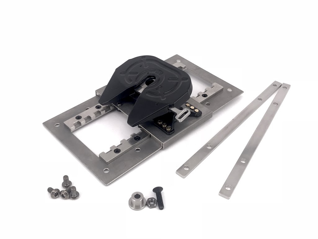 Stainless Steel Oscillating Fifth Wheel w/Adjustable Plate for Tamiya 1 ...