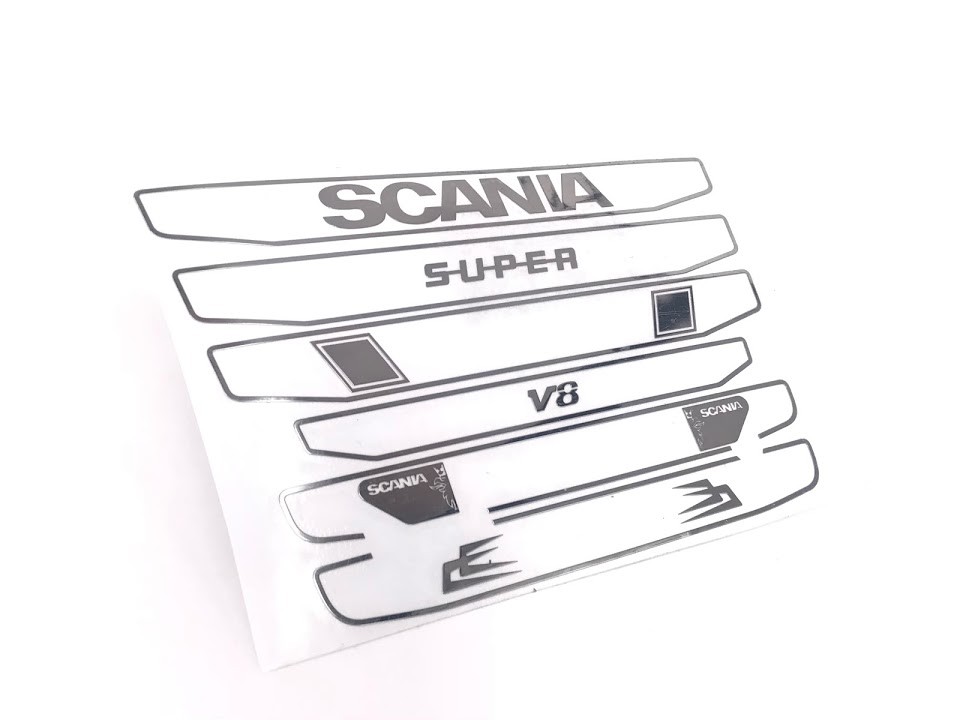 Detailed Decal Set Ver.2 for Scania Facelift M100 - Rigidrc Shop