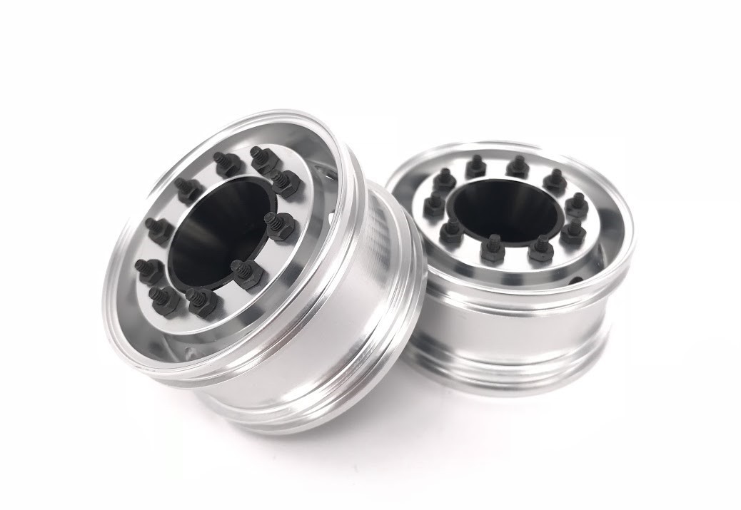 Semi Truck Alum. Wide Wheels (pair) - Rigidrc Shop