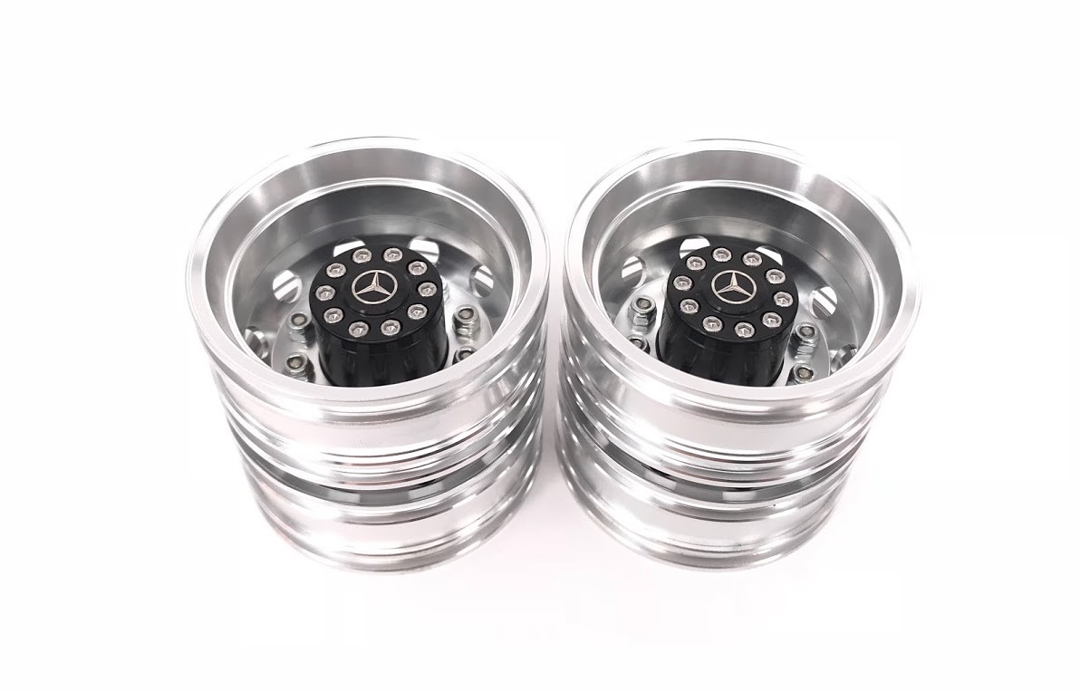Alum. Rear Wheels Mercedes-Benz Actros (pair) - Rigidrc Shop