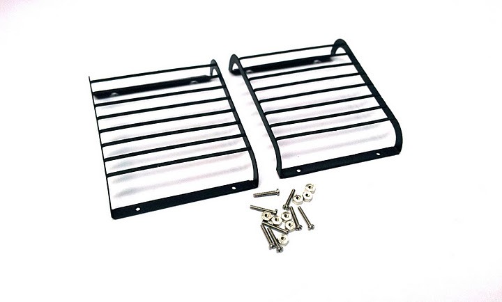 Metal Front Light Guard for Land Rover D90 - Rigidrc Shop