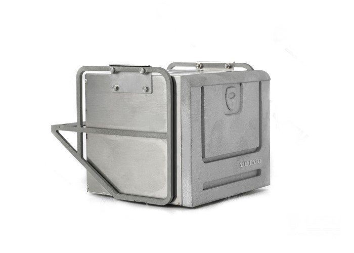 Stainless Steel Stowage Box for Tamiya 1/14 Volvo FH16 Globetrotter 750 ...