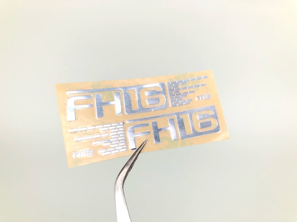 Chrome Decal Ver.C for Tamiya 1/14 Volvo FH16 Globetrotter 750 ...