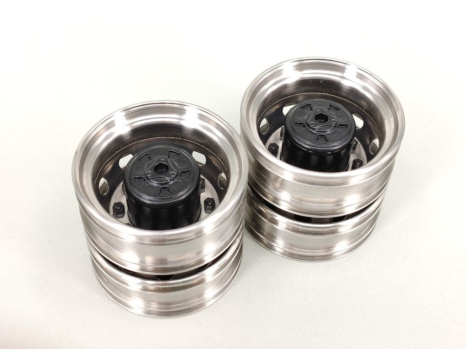 Stainless Steel Scania Rear Wheels Ver.A for Tamiya 1/14 Truck ...