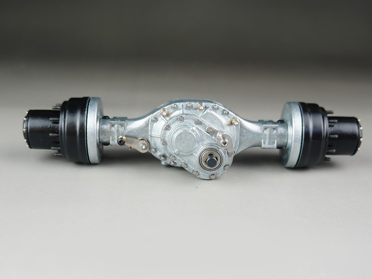 Metal Planetary Rear Middle Axle w/Stainless Steel Wheels for Tamiya 1/ ...