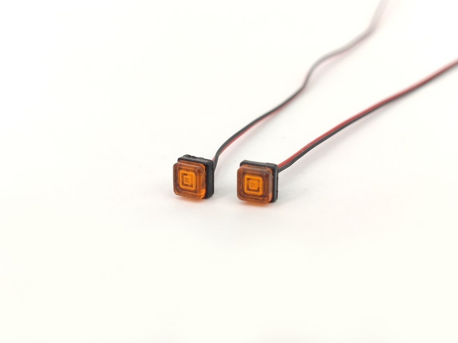 Square Shape Boundary Orange Colour SMD Lights Set (3V) - Rigidrc Shop