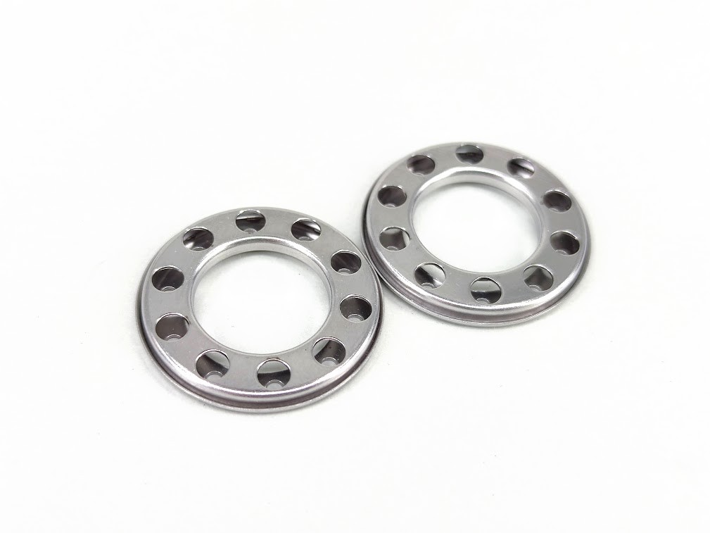 Stainless Steel Wheel Protect Cover Gloss (Pair) - Rigidrc Shop