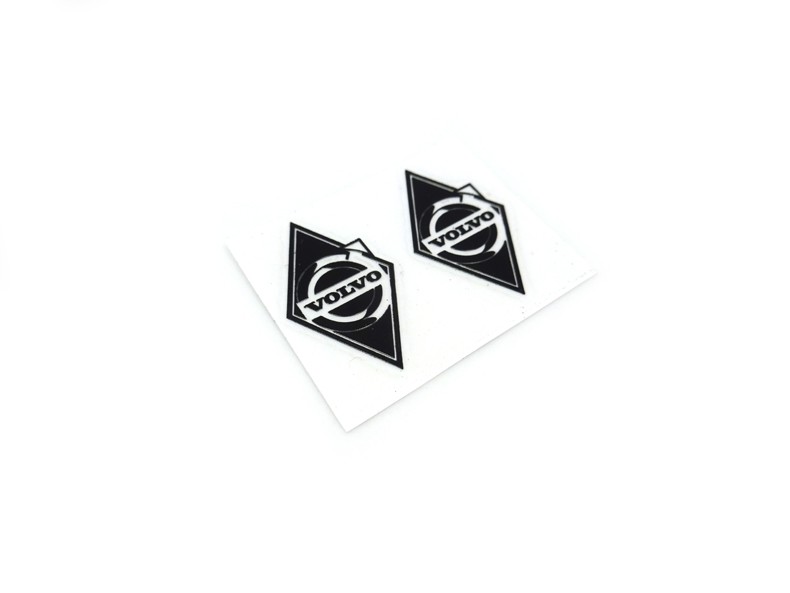 Black Diamond-Shaped Decal for Tamiya 1/14 Volvo - Rigidrc Shop