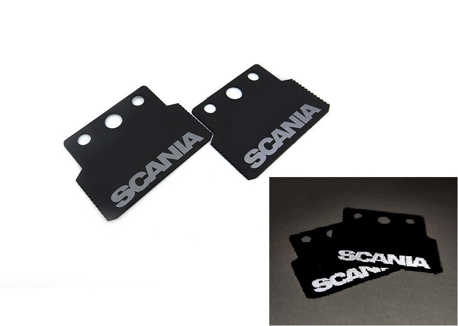 Mud Flap (Reflective Fonts) for Tamiya 1/14 Scania R470 / R620 ...