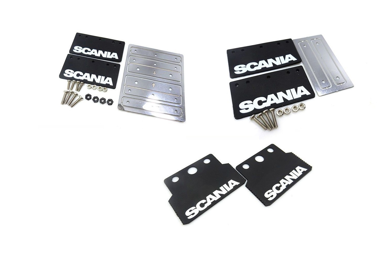 Mud Flap Set for Tamiya 1/14 Scania R470 / R620 Scania - Rigidrc Shop