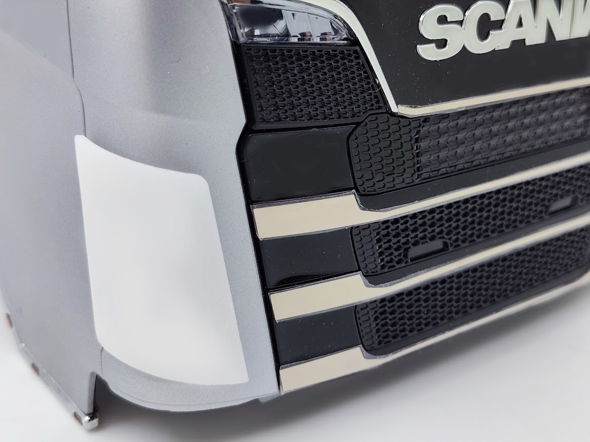 Front Windabweiser Corner Spoiler for Tamiya 1/14 Scania 770 S 6x4 ...