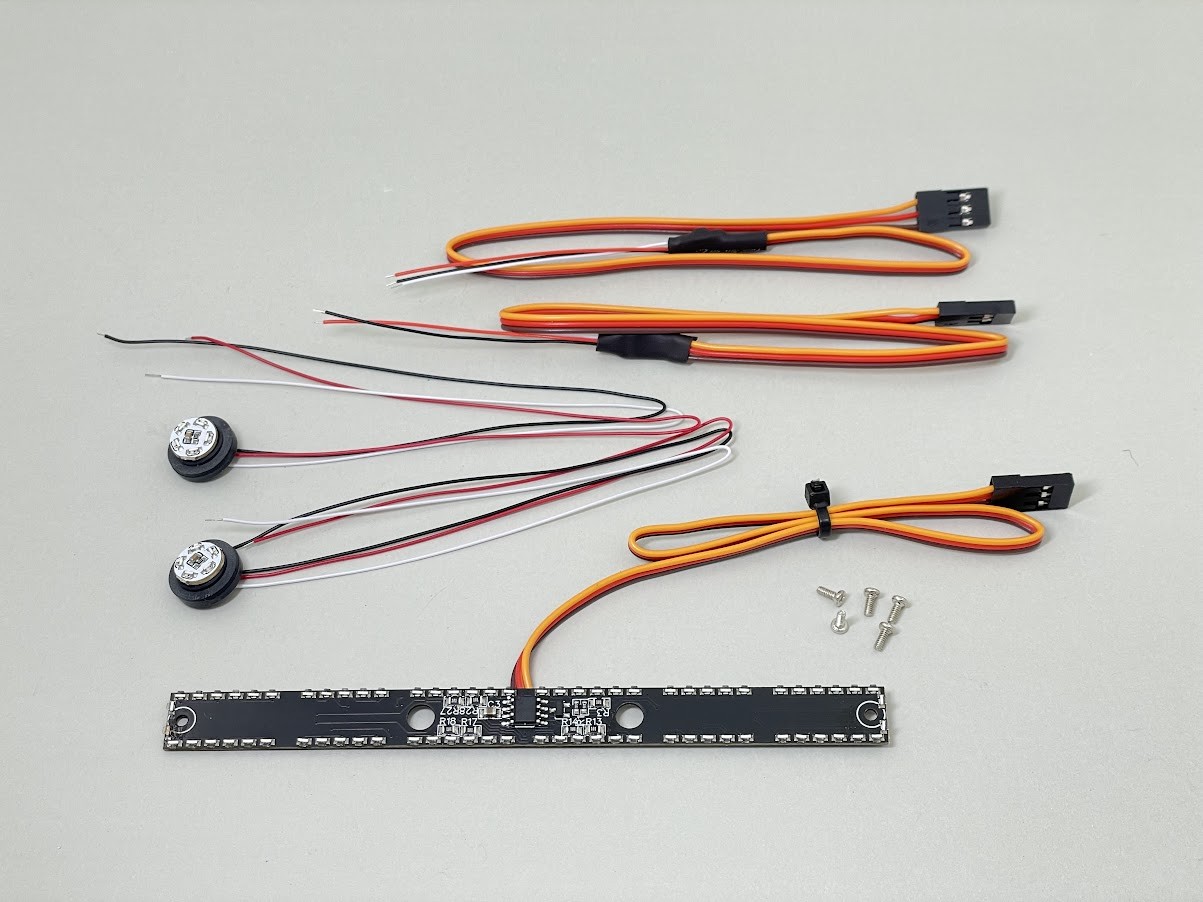 Rooftop Strobe Bar PCB & Beacon Lamp PCB Kit for Tamiya 1/14 Scania 770 ...